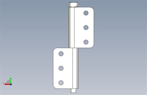 蝶型鉸鏈5570 3d多系列多零件图纸模型 Step 模型图纸下载 懒石网