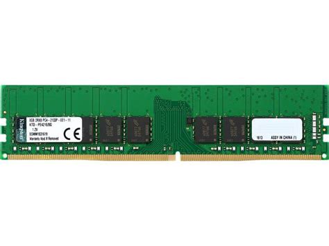 Kingston 8gb 288 Pin Ddr4 Sdram System Specific Memory