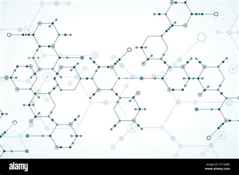 abstract technology hexagonal background connection structure science