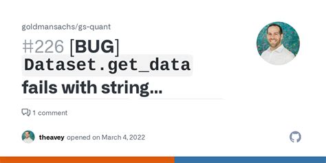 BUG Dataset Get Data Fails With String Start Time End Time Issue Goldmansachs