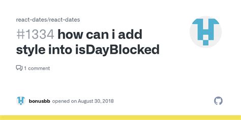 How Can I Add Style Into Isdayblocked · Issue 1334 · React Datesreact