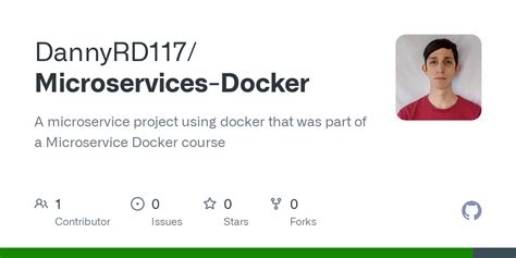 Github Dannyrd117microservices Docker