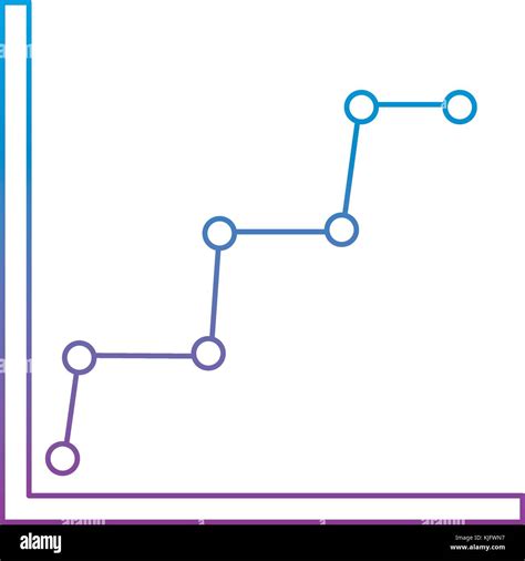 Business Graph Diagram And Statistics Dotted Line Symbol Stock Vector Image Art Alamy