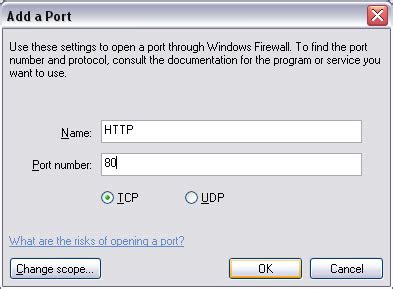 Configuring Windows XP Firewall Support No IP Knowledge Base