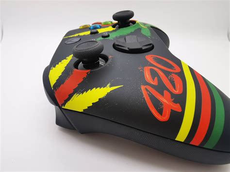 Xbox Series Xs Custom Wireless Controller 420 Weed Leaf