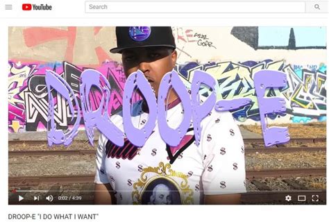 Droop E Releases I Do What I Want” Audio And Video Echoing Soundz
