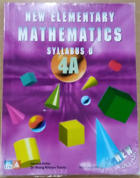 New Elementary Mathematics Syllabus D 4a Textbook Learning Plus Ph