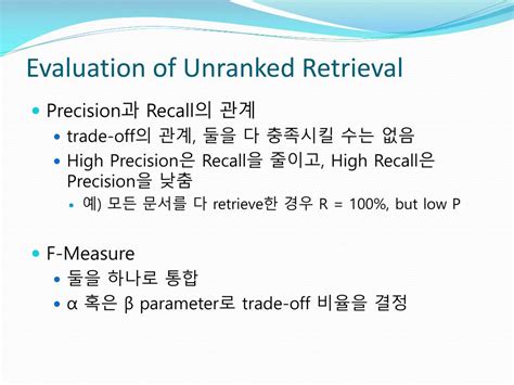 ppt evaluation in information retrieval powerpoint presentation free