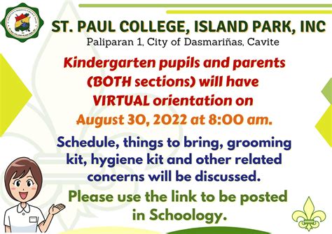 To All Kindergarten St Paul College Island Park Inc Facebook