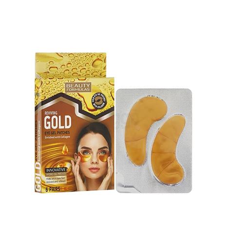 Beauty Formulas Reviving Gold Eye Gel Patches 6 Pairs