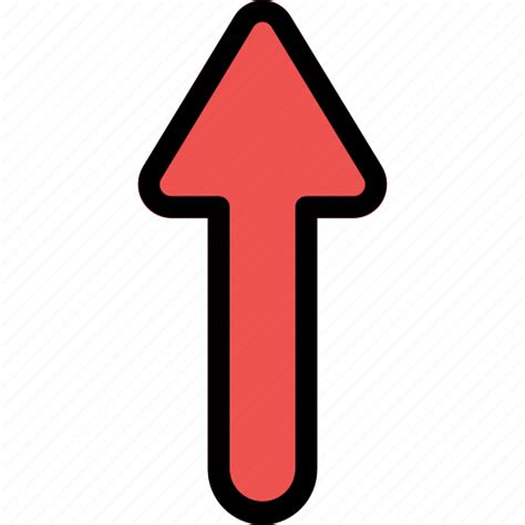 arrow direction pointer interface elemen curve top arrow icon