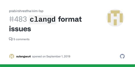 `clangd` format issues · issue 483 · prabirshrestha vim lsp · github