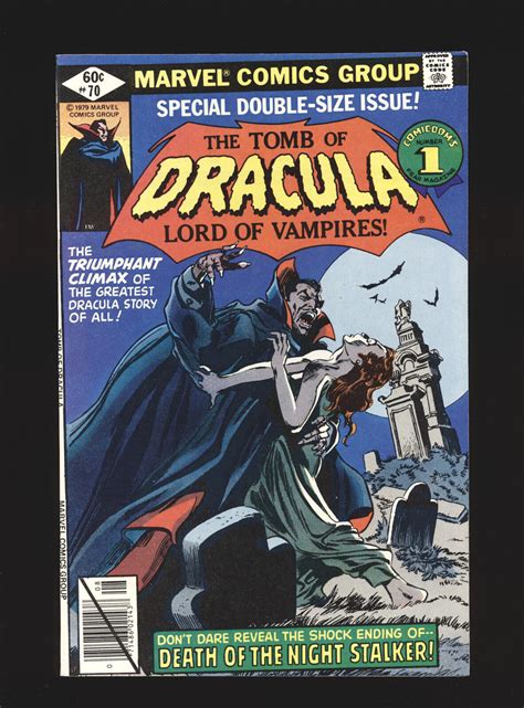Tomb Of Dracula 70 Last Issue Death Of Dracula Nm Cond Ebay