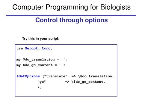 Ppt Computer Programming For Biologists Powerpoint Presentation Free Download Id4638726