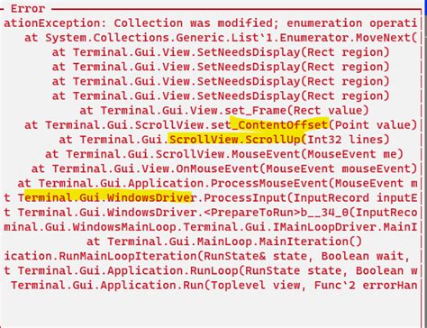 Scroll Control Doesn T Work Properly Issue Gui Cs Terminal Gui GitHub