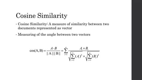 Csmr A Scalable Algorithm For Text Clustering With Cosine Similarity