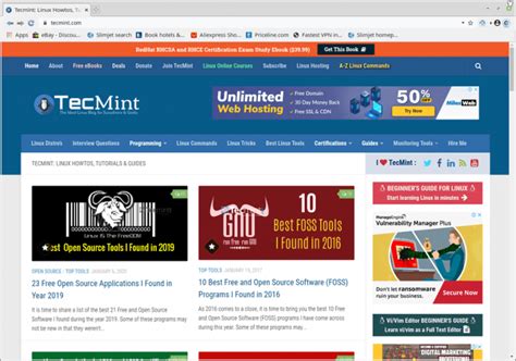 Best Web Browsers For Linux Desktop In