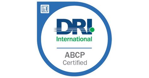 Associate Business Continuity Professional Abcp Was Issued By Dri