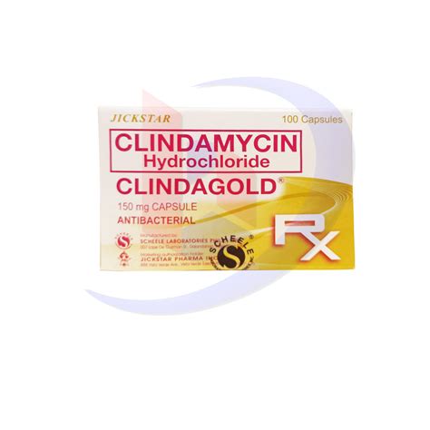 Clindamycin Hydrochloride Clindagold 150mg Capsule 100s Bambang
