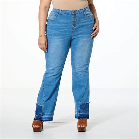 Dg2 By Diane Gilman New Classic Stretch Bootcut Jean With Side Panel Hsn