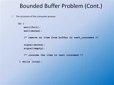 Operating System 25 Classical Problems Of Synchronization Pptx