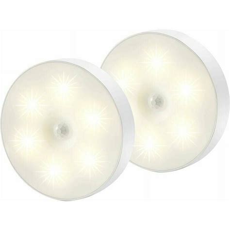 Wireless Night Light Rechargeable Battery Motion Sensor Dimmable Light For Kitchens Closets