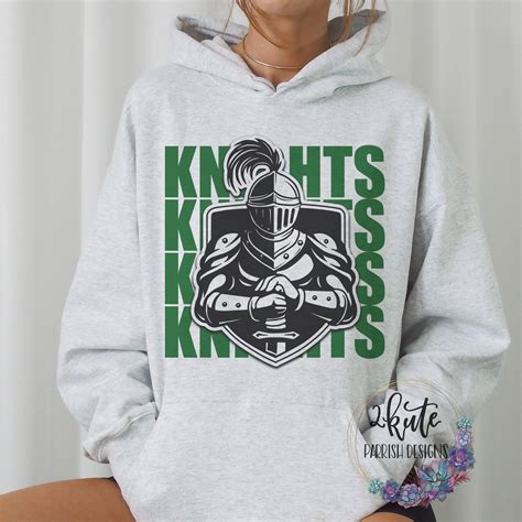 Knights Hoodies Sports T Shirt High School Hoodie Knights Mascot