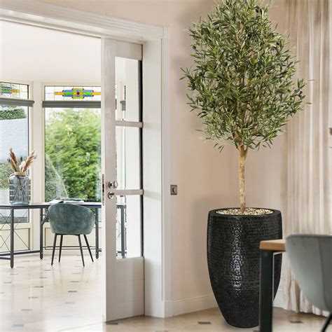 Grote Olijfboom Kunstboom Kunstplant Voor Binnen Met Volle Kruin 170cm