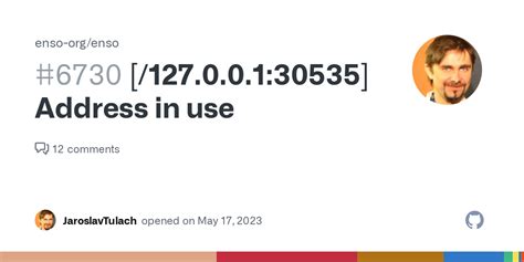 12700130535 Address In Use · Issue 6730 · Enso Orgenso · Github