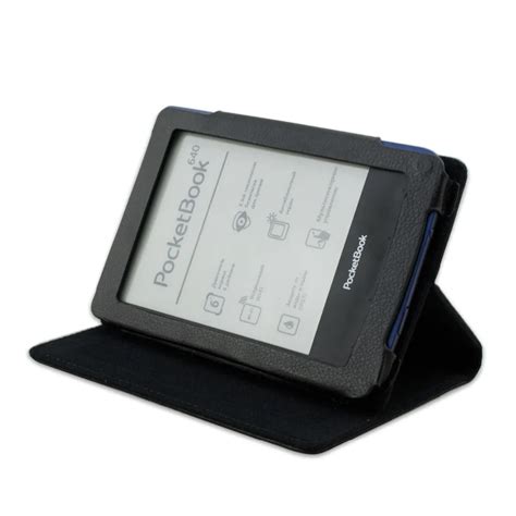 Folio Stand Leather Cover Case For Pocketbook 640 Ereader Case