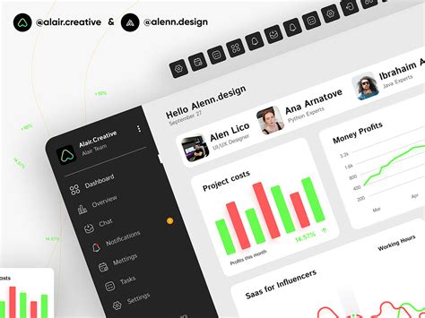 Sidebar And Dashboard Ui Design On Behance
