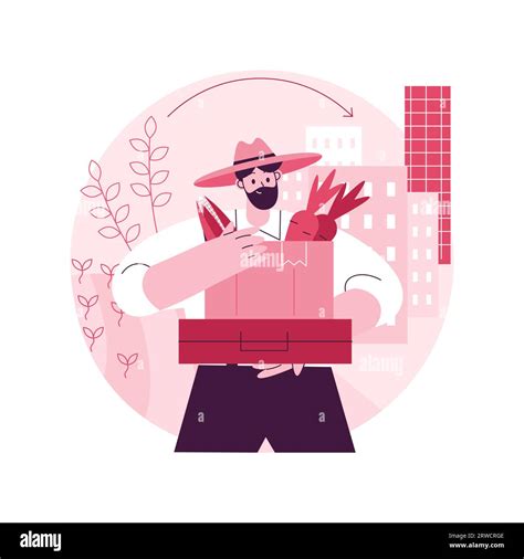 rural migration abstract concept vector illustration rural urban