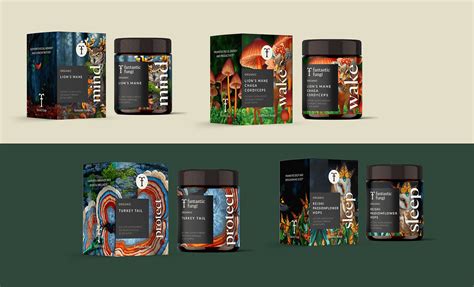 Fantastic Fungi Packaging Design 2 Images Behance