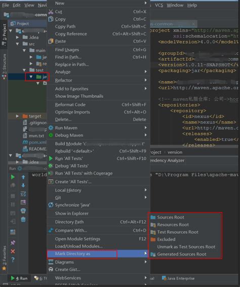 在 Idea 中管理 Java 项目的文件夹类型 虾丸派