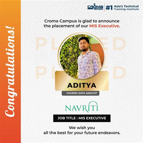 Croma Campus Pvt Ltd On Linkedin Cromacampussuccess Newbeginnings