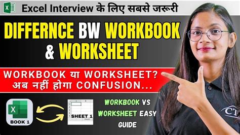 Workbook Vs Worksheet Difference Between Workbook And Worksheet In Ms