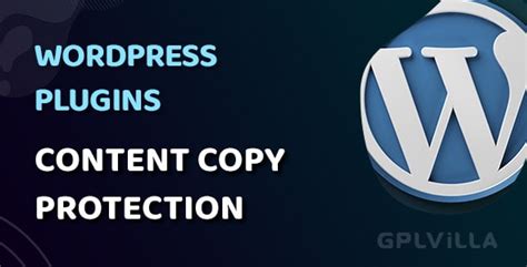 Wp Content Copy Protection And No Right Click Pro Gplvilla