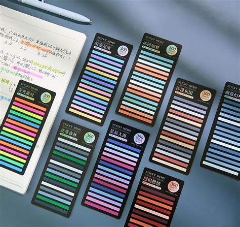 300pcs Thin Sticky Tabs Slim Sticky Notes For Highlighting Reading Tabs
