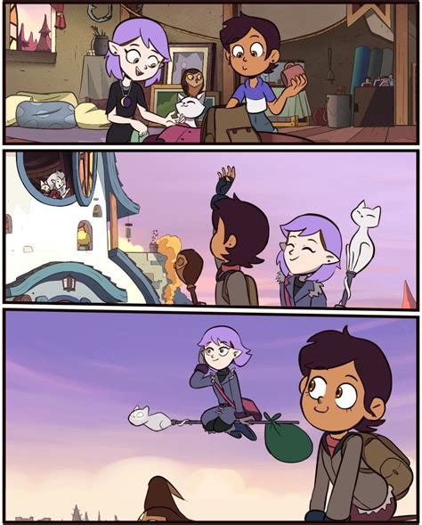 Lumity Moment Owl House Fan Art Moon Owl House Luz And Amity Comic