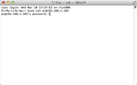 Using SSH On The Raspberry Pi Pi My Life Up