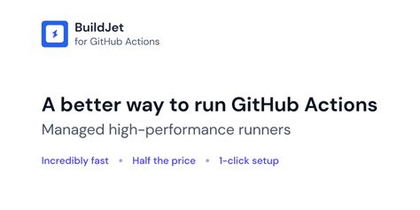 Buildjet Make Github Actions Faster