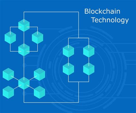Premium Vector Digital Geometric Tech Cube Blockchain Technology