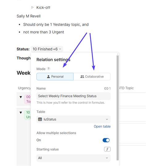 display filter bar value coda maker community