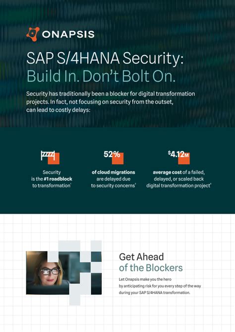 Infographic Secure Your S 4hana Transformation
