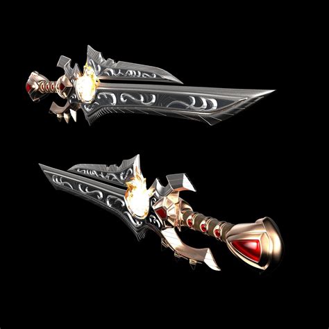 Anduin Wrynn Wow Battle For Azeroth Sword 3d Model Cgtrader