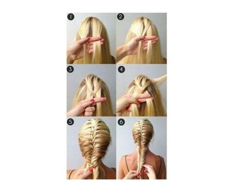 How To Fishtail Braid Diagram