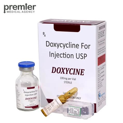Doxycine Injection Doxycycline 100 Mg Injection At Rs 562 91 Vial Doxycycline Injection In