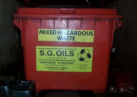 Hazardous Industrial Marpol Waste S G Oils Limited