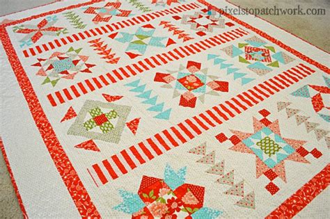 From Pixels To Patchwork Designer Block Of The Month Quilt