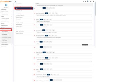 larabck a guide on seo settings enactsoft